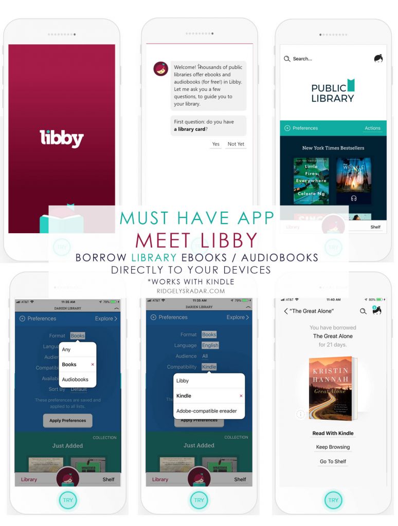 Have You Met Libby? Get Library Books Right to Your Device | Ridgely's Radar