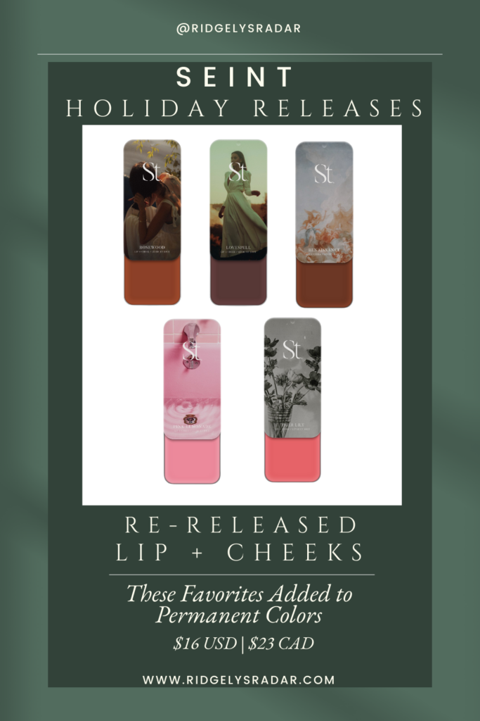 SEINT Beauty Holiday Releases 2023 | Ridgely's Radar