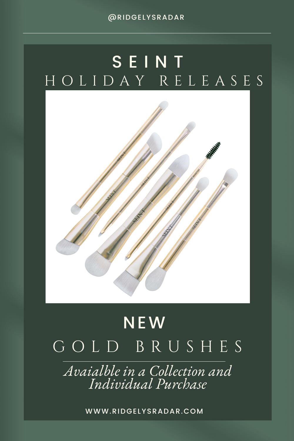 SEINT Beauty Holiday Releases 2023 | Ridgely's Radar