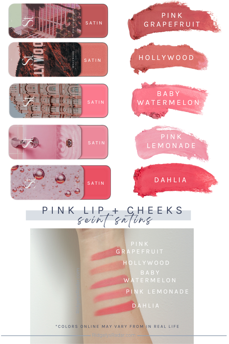 Pink Lip + Cheek Colors from Seint | Ridgely's Radar